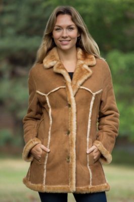 Women's Sonya Shearling Sheepskin Rancher Jacket | Overland