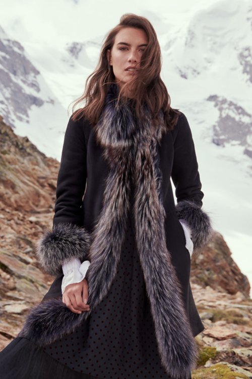 Women's Mid-Length Shearling Coats | Overland