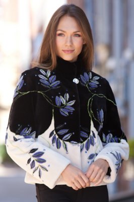 Zuki Leaves Beaver Fur Jacket | Overland