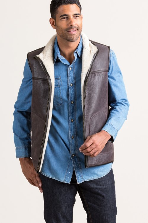 Men's Sheepskin Vests | Overland