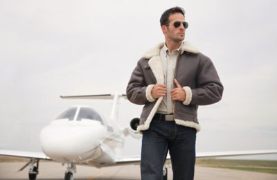 Overland Classic Sheepskin B-3 Bomber Jacket - Big (54-56) | Overland