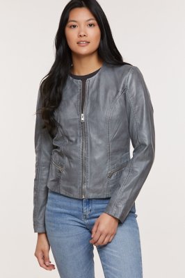 Alea Lambskin Leather Jacket | Overland