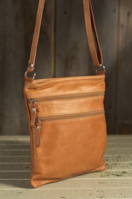 Trinity II Calfskin Leather Crossbody Handbag | Overland