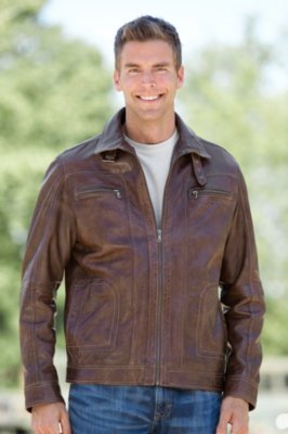 Memphis Light Lambskin Leather Bomber Jacket | Overland