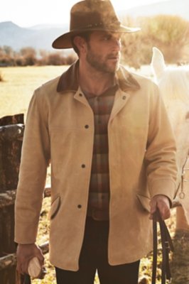 Country Gentleman Calfskin Leather Coat | Overland