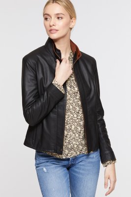 Jennifer English Lambskin Leather Jacket | Overland