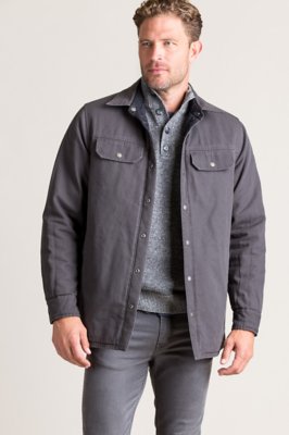 Clint Reversible Quilted Canvas Shirt Jacket | Overland