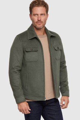 Nash Shearling-Lined Italian Wool Shirt Jacket | Overland