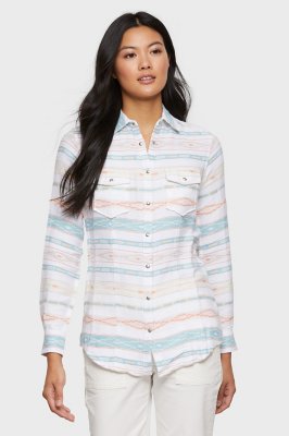 Skylar Blanket Stripe Cotton Shirt | Overland