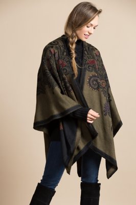 Selina Reversible Alpaca Wool Wrap | Overland