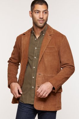 Carlton Goatskin Suede Blazer | Overland