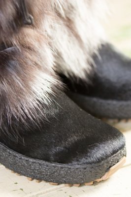 Women’s Volpe Plus Shearling-Lined Fox Fur and Calfskin Boots | Overland