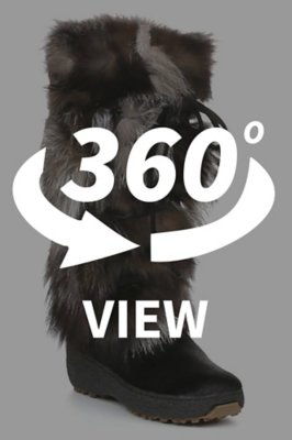 Women’s Volpe Plus Shearling-Lined Fox Fur and Calfskin Boots | Overland