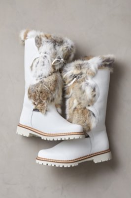 Women’s Sira Wool-Lined Rabbit Fur and Italian Leather Boots | Overland