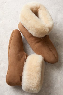 Women's Lily Australian Merino Sheepskin Soft-Sole Slippers | Overland