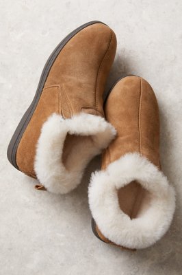 Women’s Terra Australian Merino Shearling-Lined Cowhide Suede Slipper ...