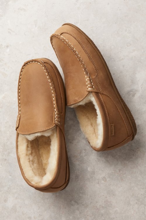 Men's Sheepskin Moccasin Slippers | Overland