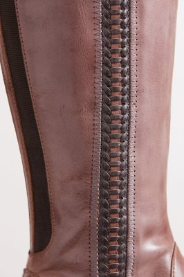 Women's Genny Microfiber-Lined Calfskin Leather Boots | Overland