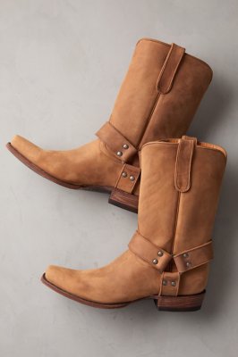 Men’s Goodman Handcrafted Suede Harness Boots | Overland