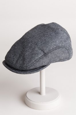 Ivy Wool Herringbone Cap with Shearling-Lined Earflaps | Overland