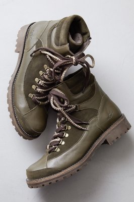 Women's Bos & Co Cooper Microfiber-Lined Waterproof Leather Hiker Boots ...