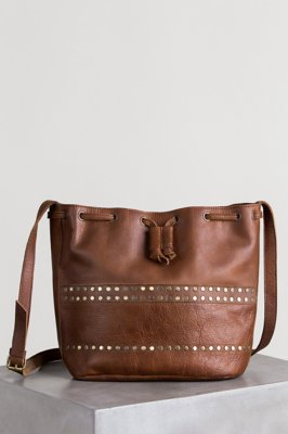 Salem Studded Leather Crossbody Shoulder Bag | Overland