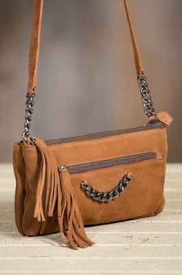 Overland Gabby Italian Calfskin Leather Crossbody Handbag | Overland