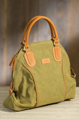 Overland Boone Canvas and Leather Handbag | Overland