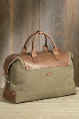 Overland Edison Canvas and Leather Travel Bag | Overland