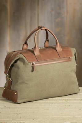 Overland Edison Canvas and Leather Travel Bag | Overland