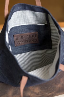 Overland Mills Denim and Leather Tote Bag | Overland