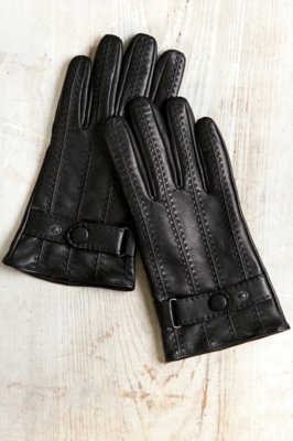 Men’s Balsam Cashmere-Lined Lambskin Leather Gloves | Overland