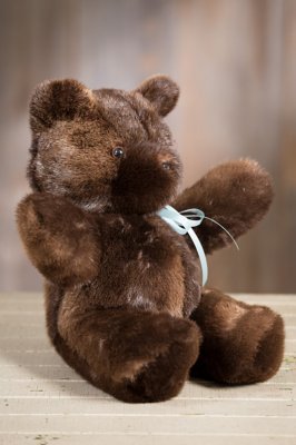Sheared Beaver Fur Teddy Bear | Overland