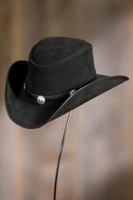 Plainsman Suede Leather Cowboy Hat with Buffalo Nickels | Overland