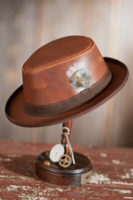 Steampunk Dealer Leather Hat | Overland