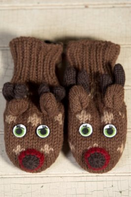 Children's Deer Handmade Wool Mittens | Overland