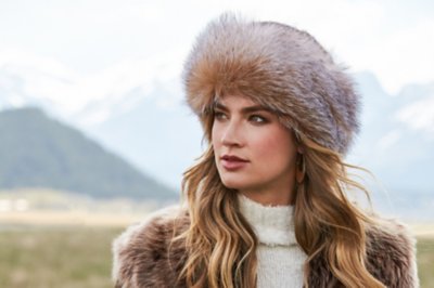 Mink Fur Cossack Hat with Fox Fur Trim | Overland