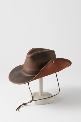 Aussie Distressed Leather Outback Hat | Overland