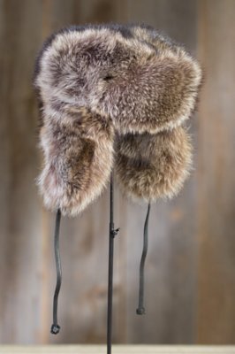 Russian Raccoon Fur Trapper Hat | Overland