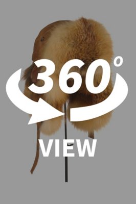 Lambskin Leather Trapper Hat with Red Fox Fur Trim | Overland