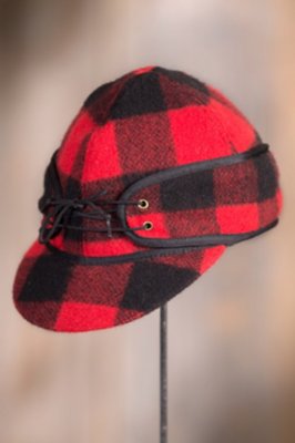 Canadian Buffalo Check Stormy Wool-Blend Cadet Cap | Overland
