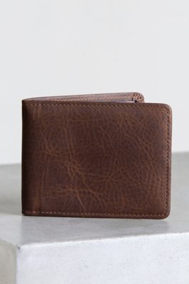 American Bison Leather Billfold Wallet | Overland