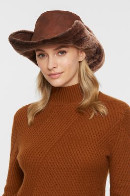 Convertible Wide Brim Sheepskin Bucket Hat | Overland