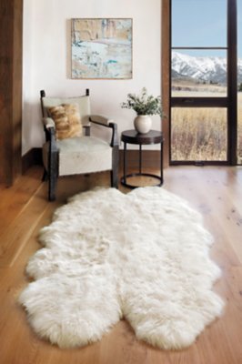 4-Pelt (4' x 6') Premium Australian Sheepskin Area Rug | Overland