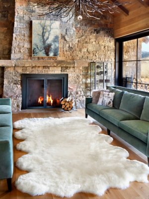 10-Pelt (6' x 9') Premium Australian Sheepskin Area Rug | Overland