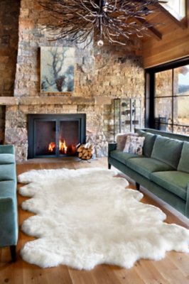 10-Pelt (6' x 9') Premium Australian Sheepskin Area Rug | Overland