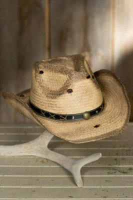 Gunsmoke Organic Raffia Cowboy Hat | Overland