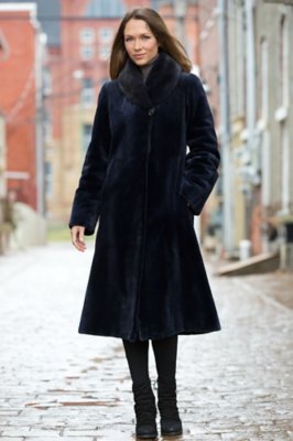 Louisa Danish Mink Fur Coat | Overland